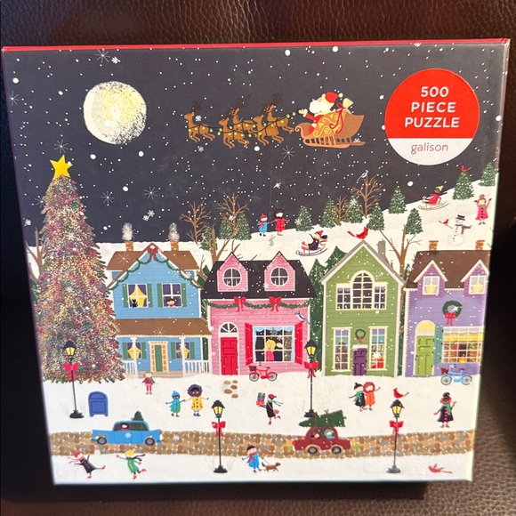 Galison | Games | Galison Winter Wonderland Puzzle 50 Piece Complete ...